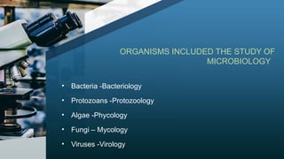 History and scope of microbiology general microbiology | PPTX