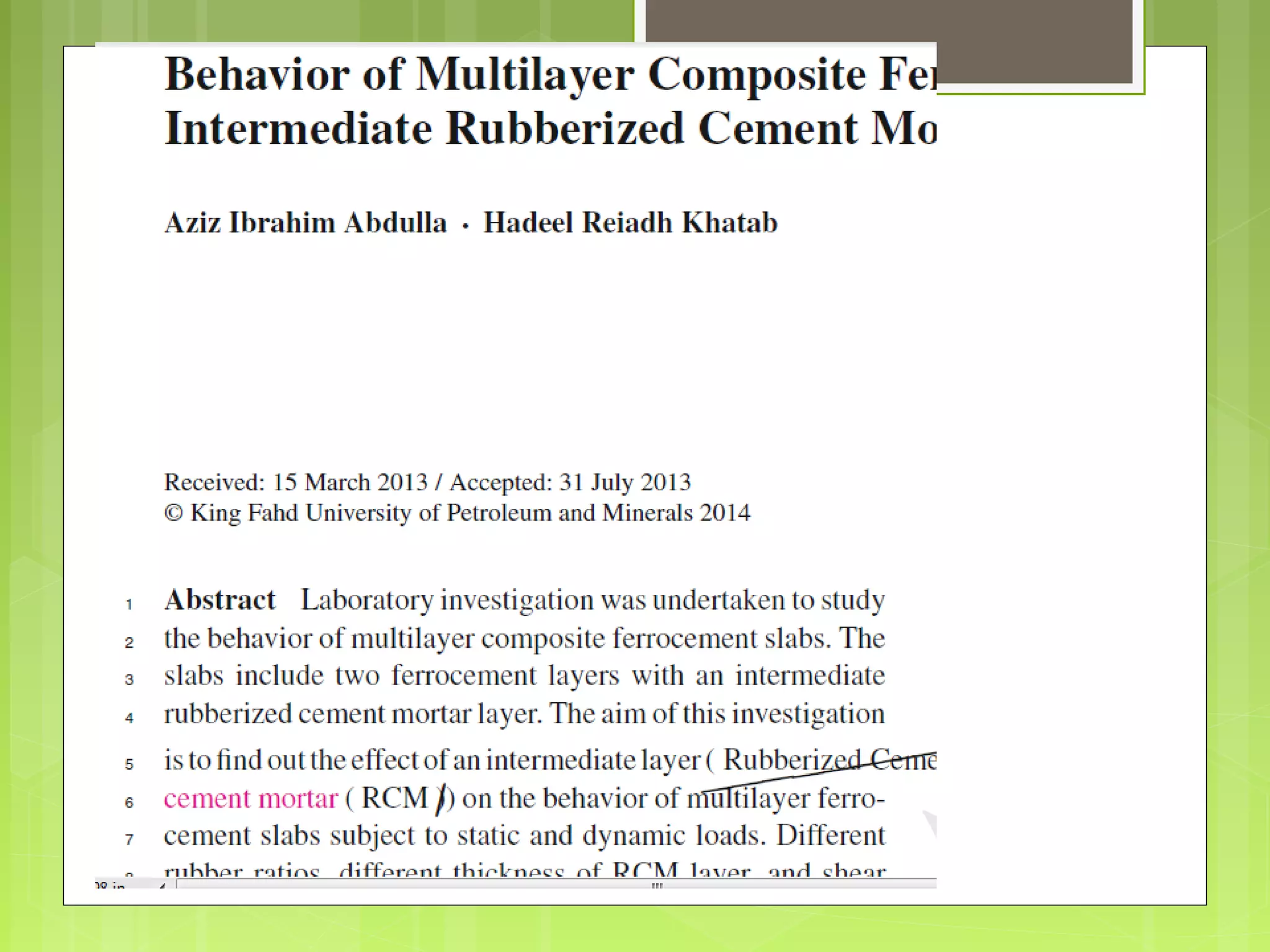 Journal Classification and Scopus Criteria | PPS