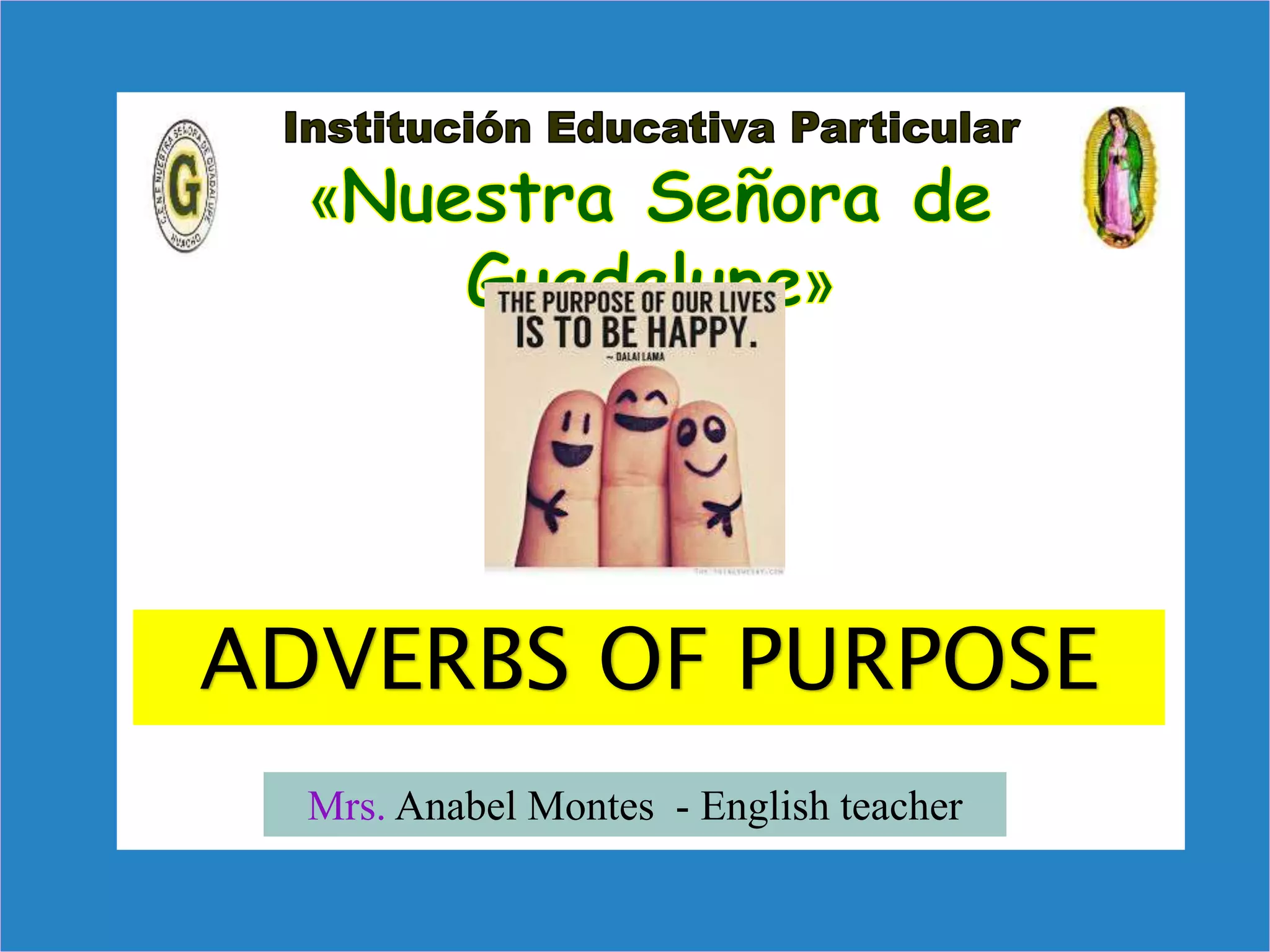 U6 adverbs of purpose-5 to-2a | PPTX