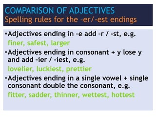 U6 comparatives and superlatives-5 to -2a | PPTX