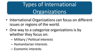 U6.LP6: International Organizations | PPTX