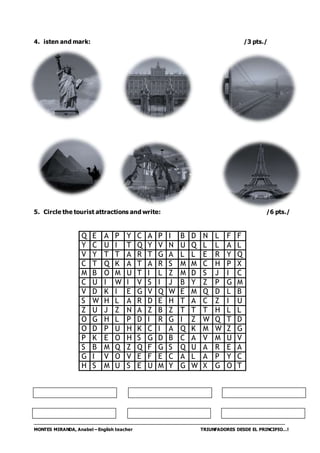 U6 practice-tourist attractions -2 do | DOCX