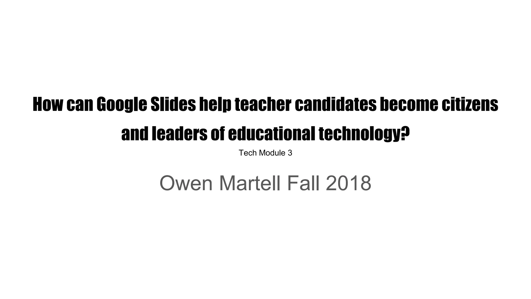 Tech module 3 mat | PPT