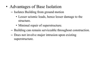 Base isolation and damping | PPTX