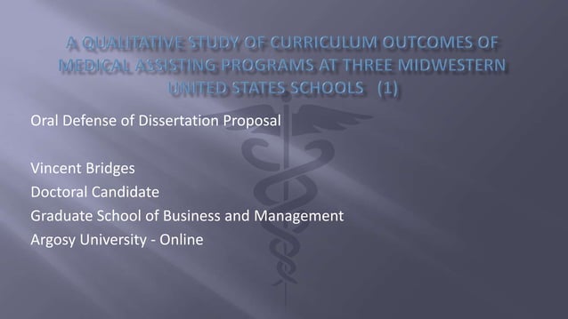 Example Dissertation Proposal Defense Power Point Slide | PPTX