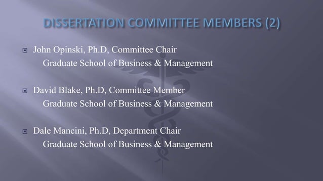 Example Dissertation Proposal Defense Power Point Slide | PPTX