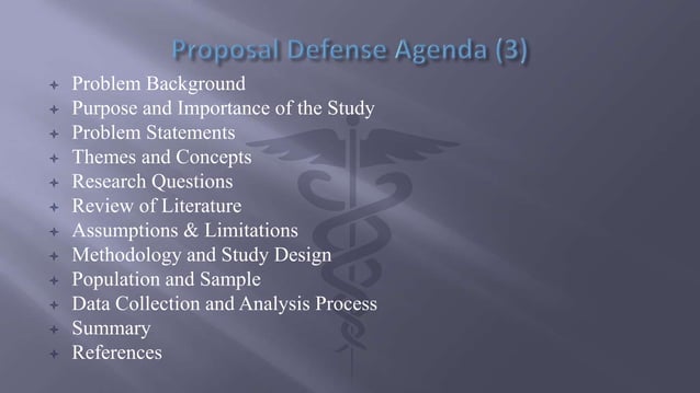 Example Dissertation Proposal Defense Power Point Slide | PPTX