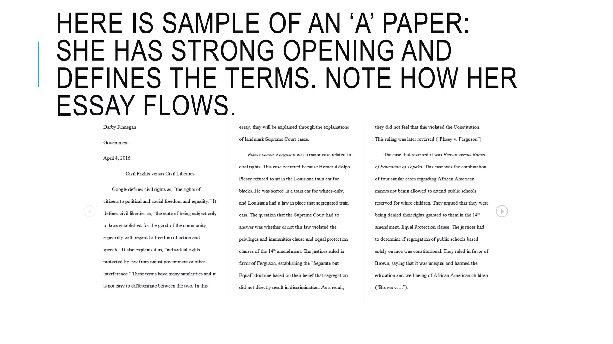 U6 a6 work sample | PPT