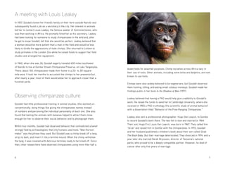 Jane Goodall work with chimpanzees in detail | PPT