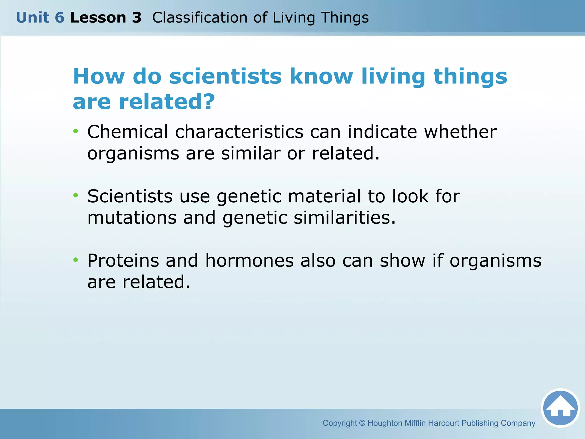 U6 L3 Classification of Living Things | PPT | Biological Sciences | Science