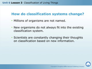 U6 L3 Classification of Living Things | PPT