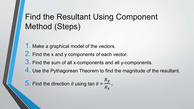 Unit 6, Lesson 3 - Vectors | PPTX | Physics | Science