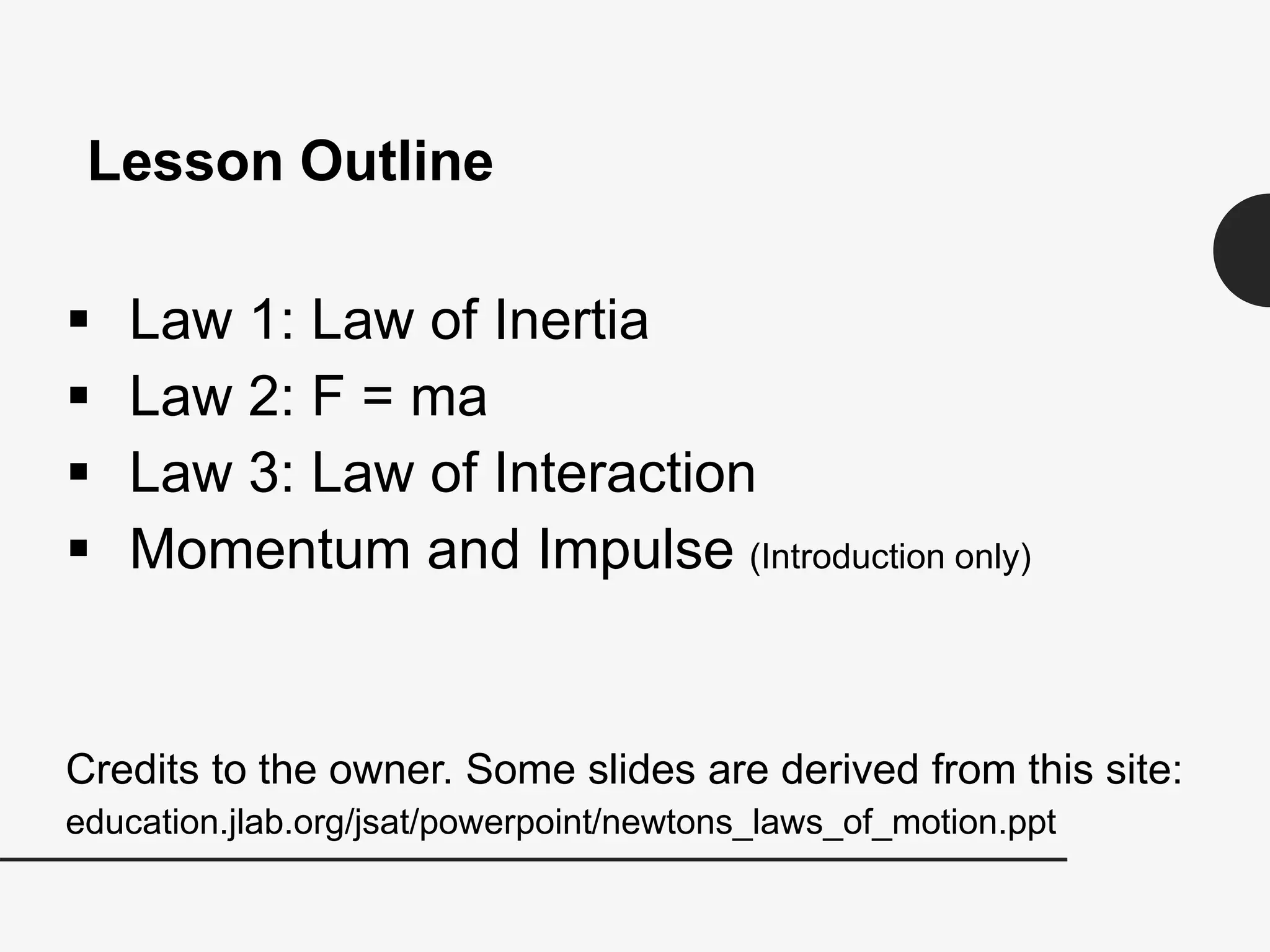 Unit 6, Lesson 5 - Newton's Laws of Motion | PPTX