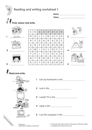 U6 readingwriting1 | PDF