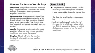 U6 w2 the mystery of saint matthew island | PPT