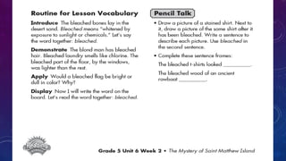 U6 w2 the mystery of saint matthew island | PPT