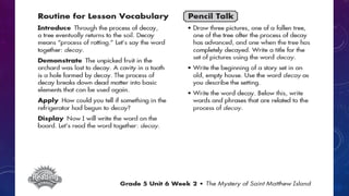 U6 w2 the mystery of saint matthew island | PPT