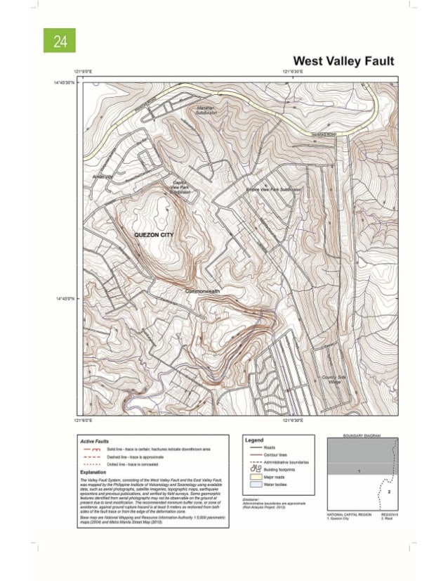 The valley fault system in the greater manila area atlas dost philv…