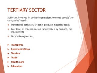 Tertiary Sector Health
