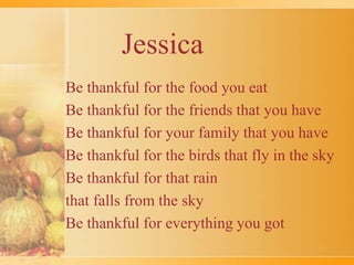 Thankful poems | PPTX