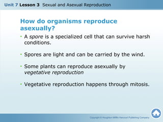 U7 L3 Sexual & Asexual Reproduction | PPT