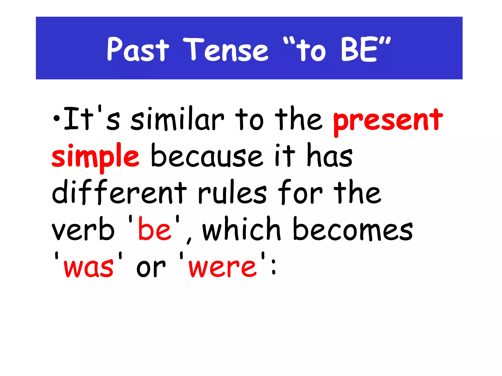 U8 review of tenses - pas t 4sec | PPT