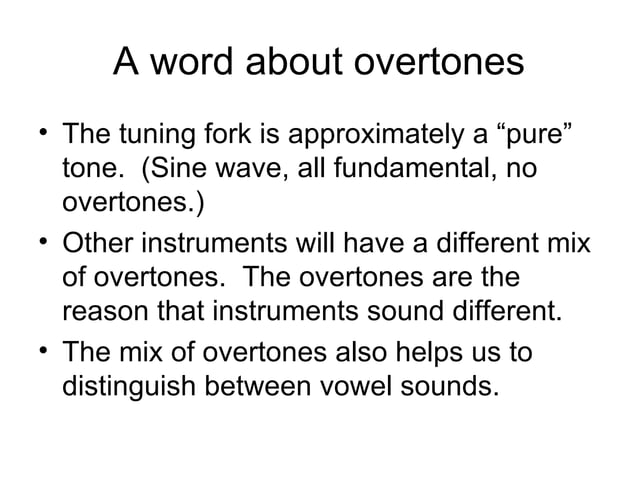 U8 Cn4 Musical Instruments Harmonics And Beats | PPT