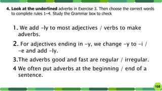 SMART FUTURE IN ENGLISH ADEVERBS OF MANNER | PPT