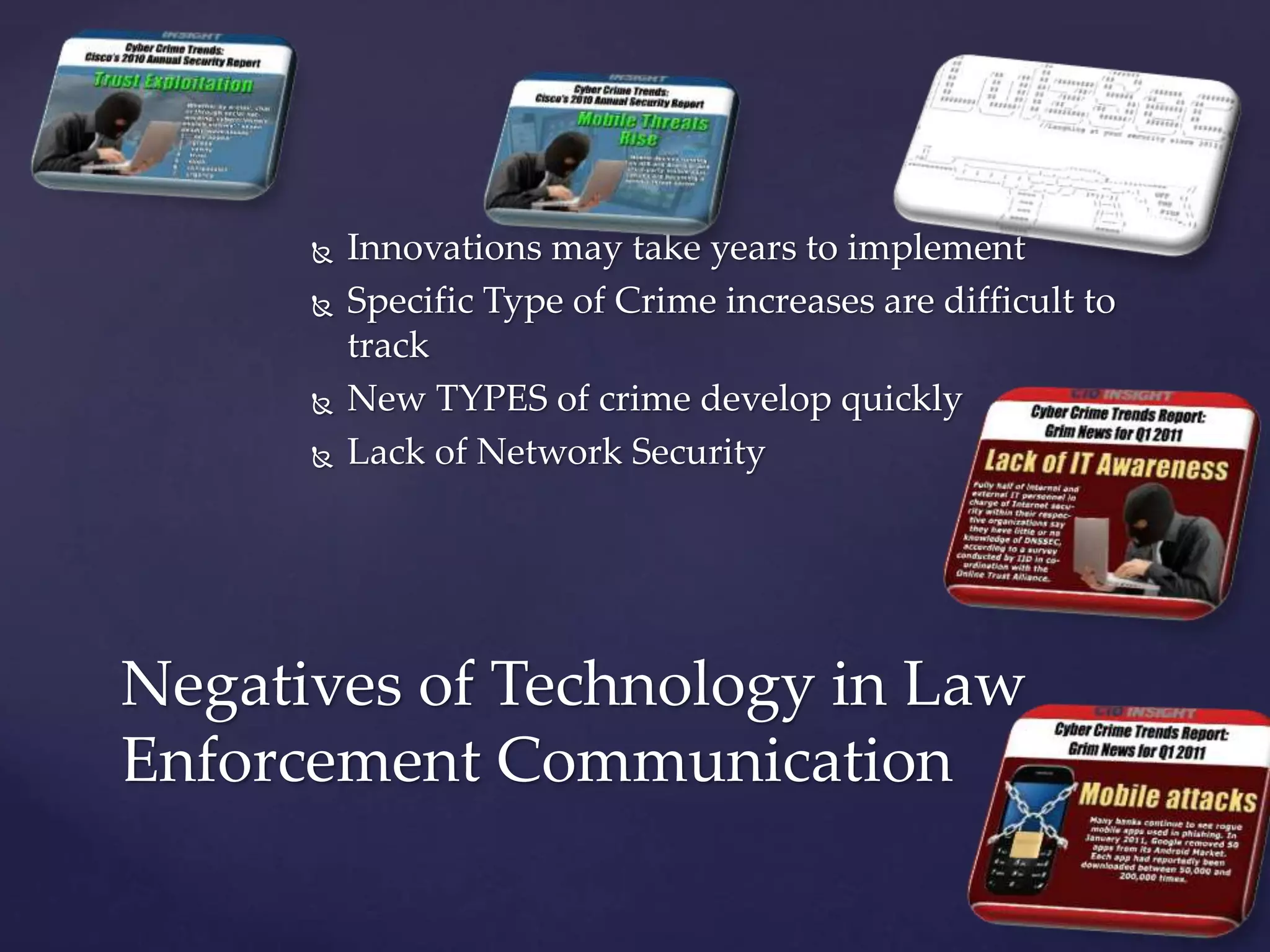 Technology and Communication in Law Enforcement | PPTX | Crime ...