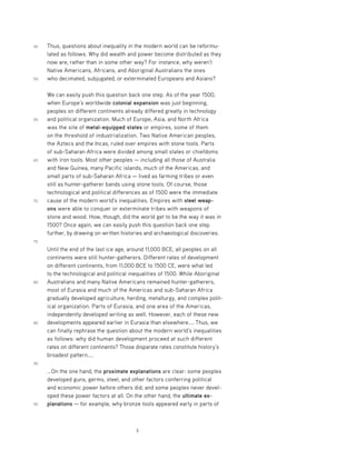 Unit 8: Guns, Germs, and Steel: The Fates of Human Societies | PDF ...