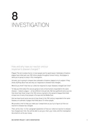 Investigation: How and Why Has Our Reaction To Disease Changed? | PDF