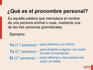 Los pronombres | PPT