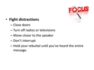 7. effective listening | PPTX