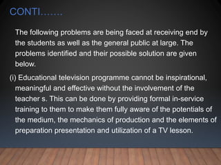 Broadcast media-Unit 9-Problems Involved in Implementing Broadcast ...