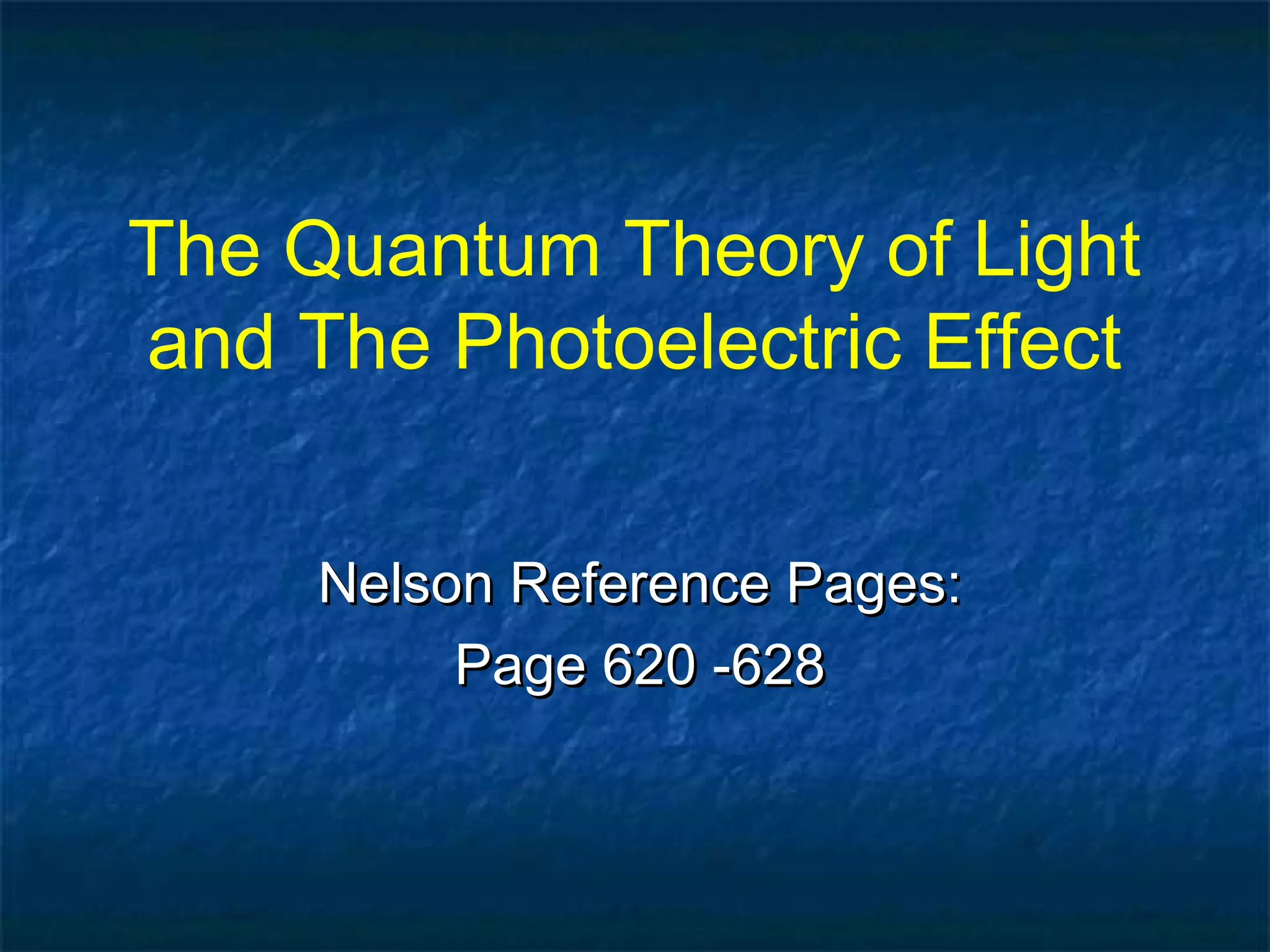 Grade12, U9-L2 Photoelectric Effect | PPT