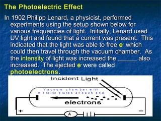 Grade12, U9-L2 Photoelectric Effect | PPT