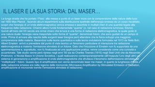 Da un tubo risonante al maser | PPT