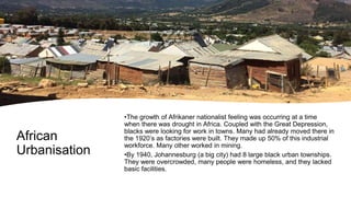 The Political Background to Apartheid in South Africa | PPT