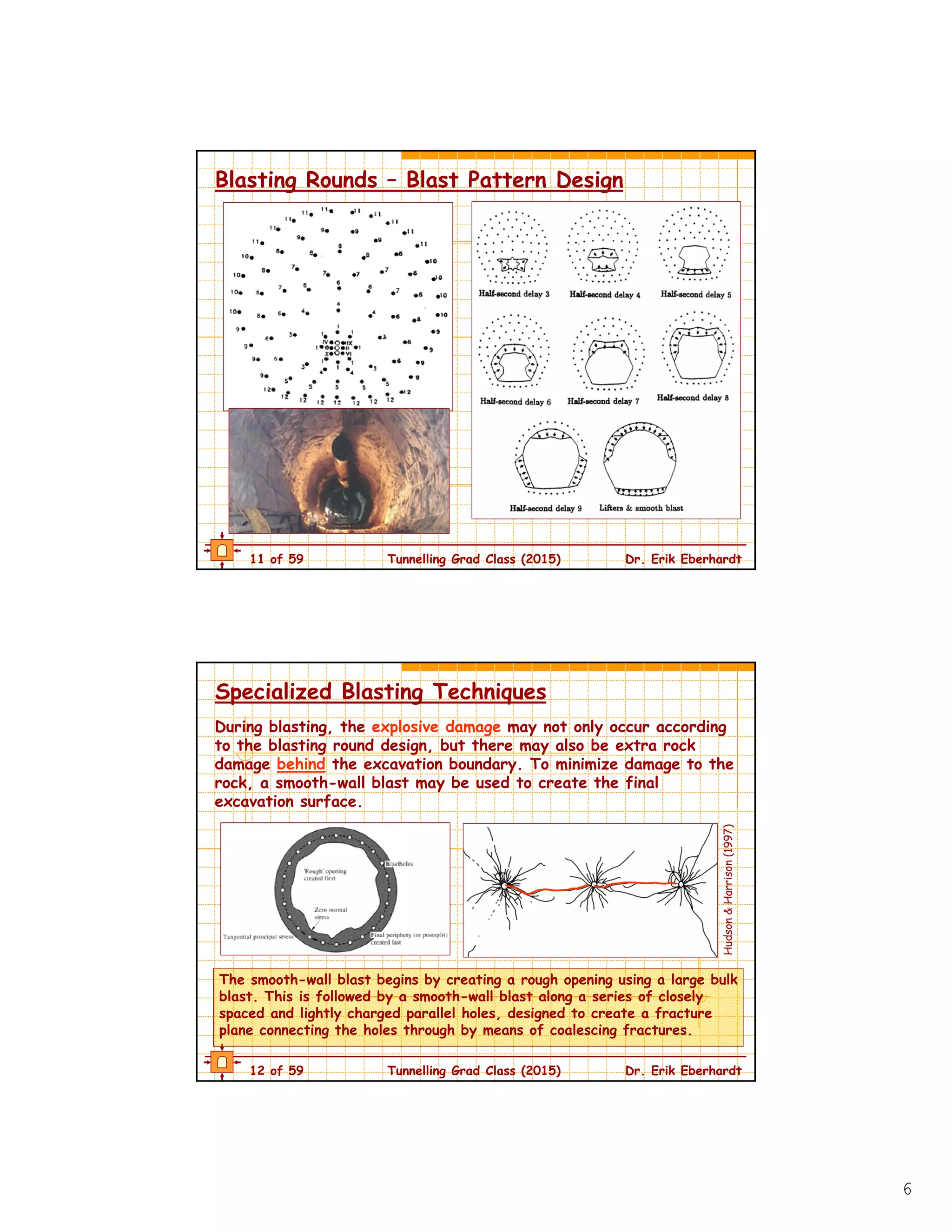 Tunnelling & underground design (Topic5-hard & weak rock tunnelling) | PDF