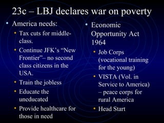 The Cold War Kennedy & Johnson Years | PPT