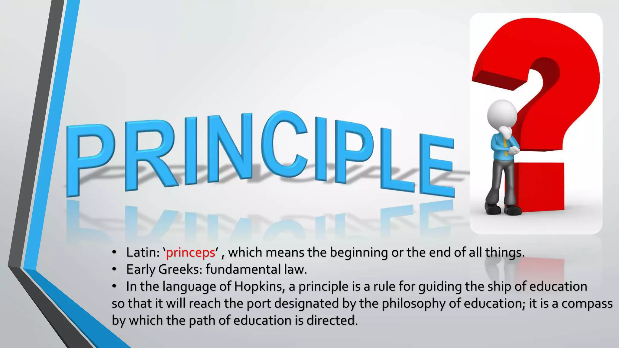 Principles of Teaching and Learning | PPTX