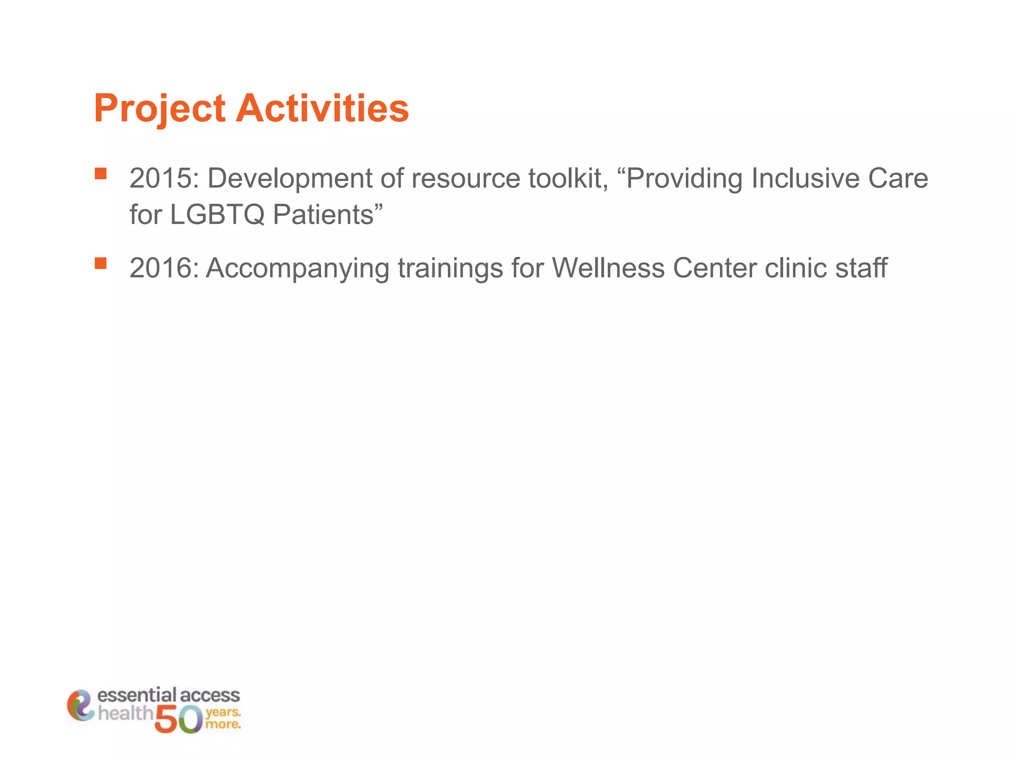 Providing inclusive care for LGBTQ patients at SBHCs | PPTX