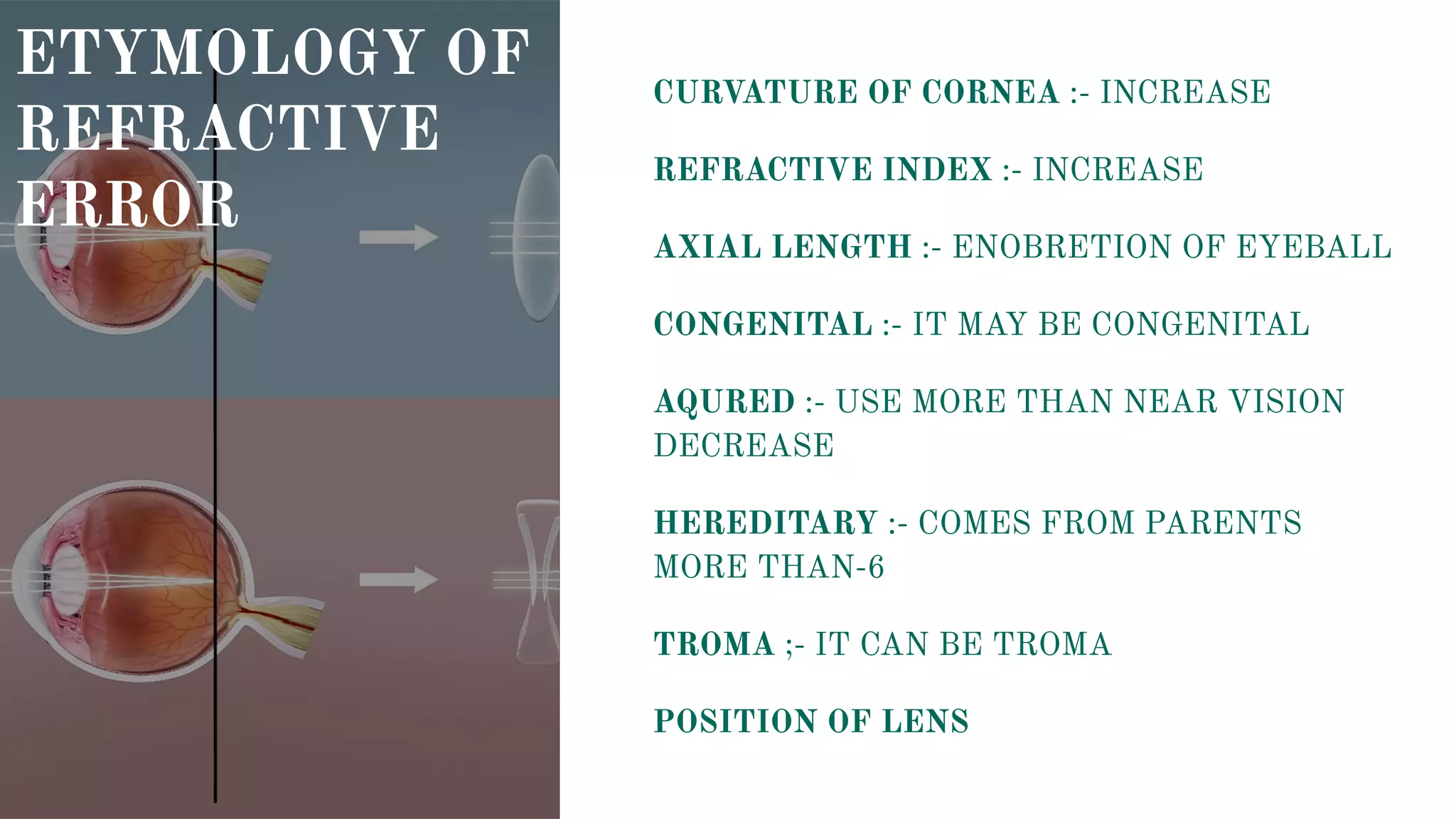 Refractive error | PDF