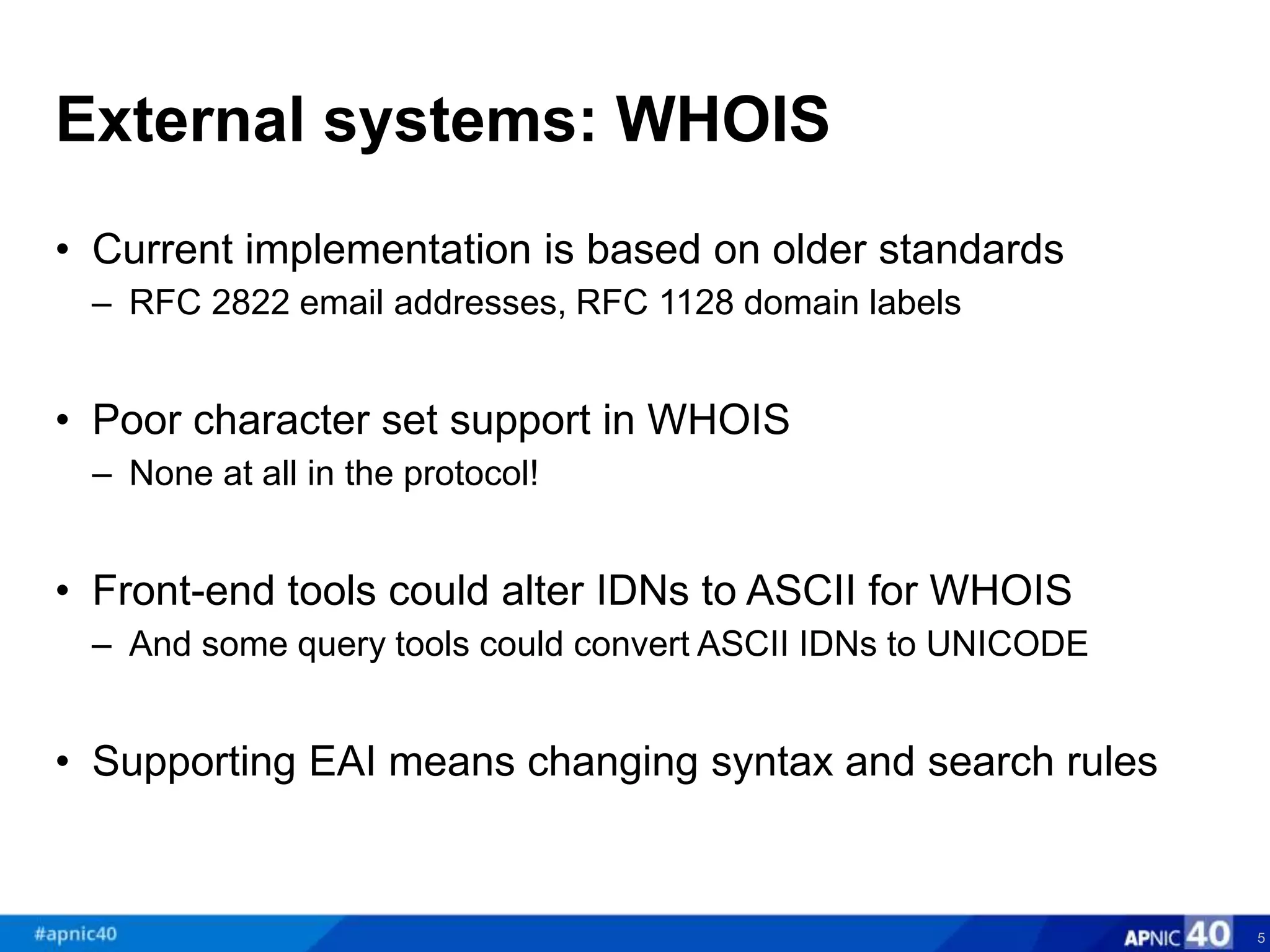 Universal Acceptance: APNIC system readiness | PPTX
