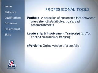 Integrating Portfolios and Leadership & Involvement Transcripts into ...
