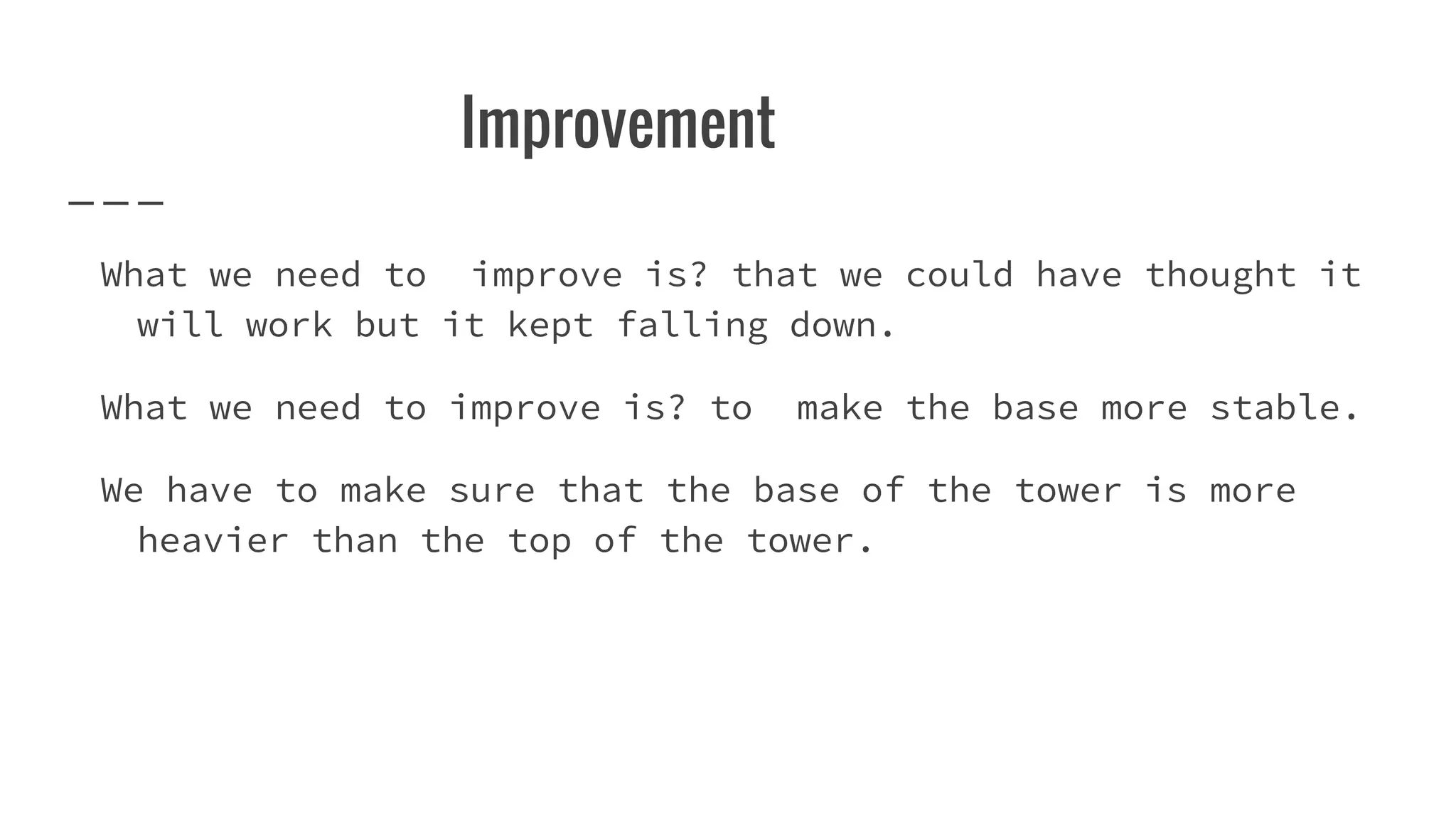 Tin foil tower | PPTX