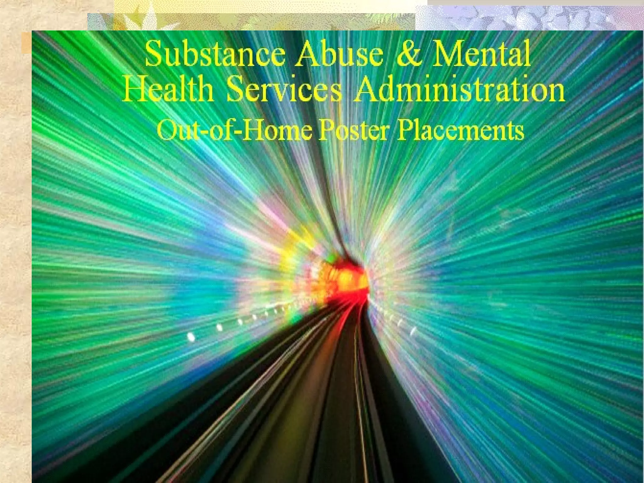 SAMHSA Underage Drinking DC OOH Poster Campaign | PPT