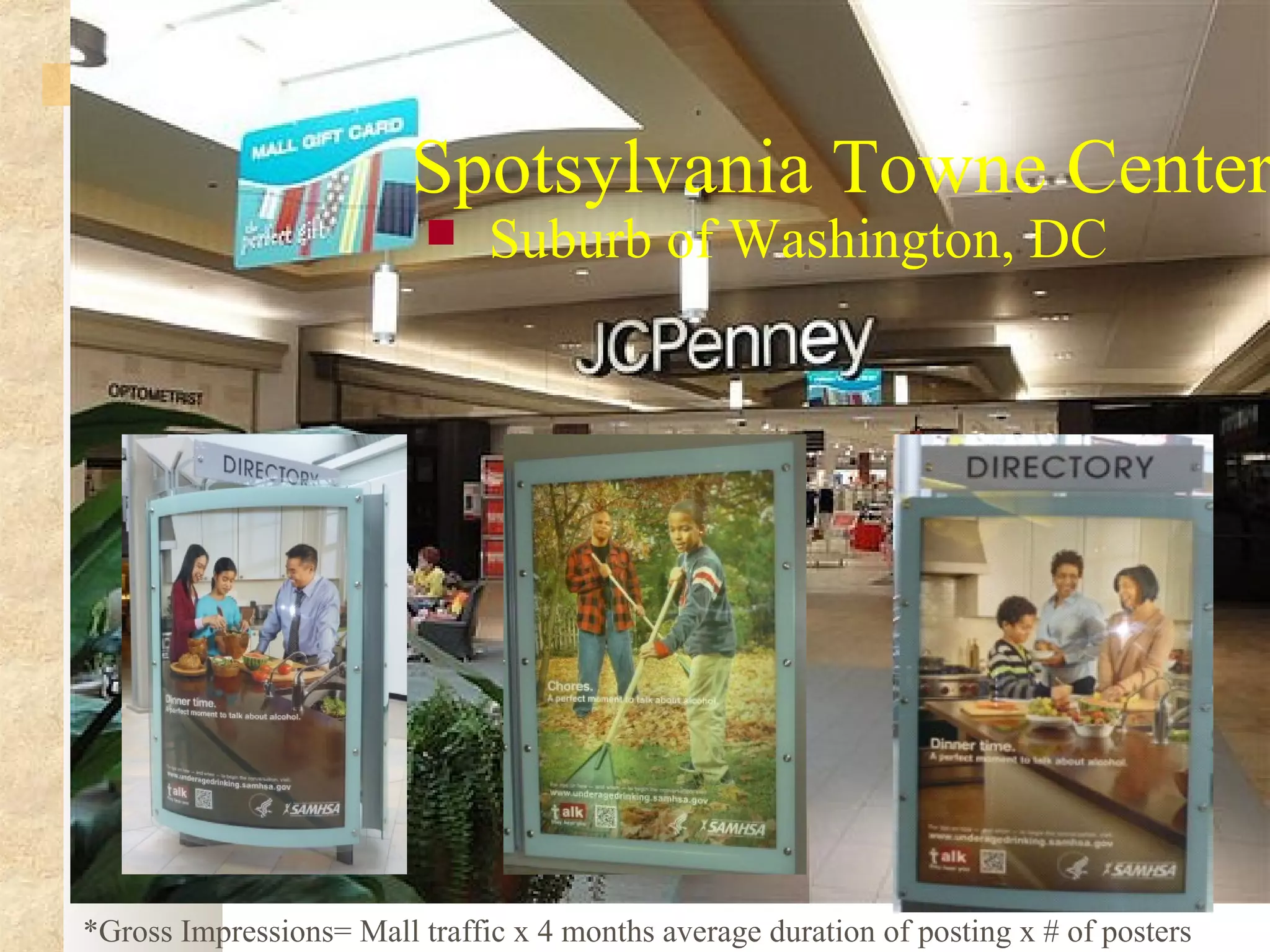 SAMHSA Underage Drinking DC OOH Poster Campaign | PPT