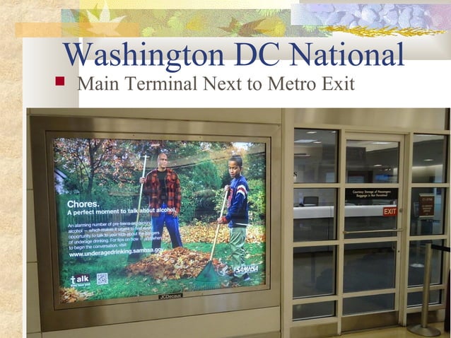 SAMHSA Underage Drinking DC OOH Poster Campaign | PPT