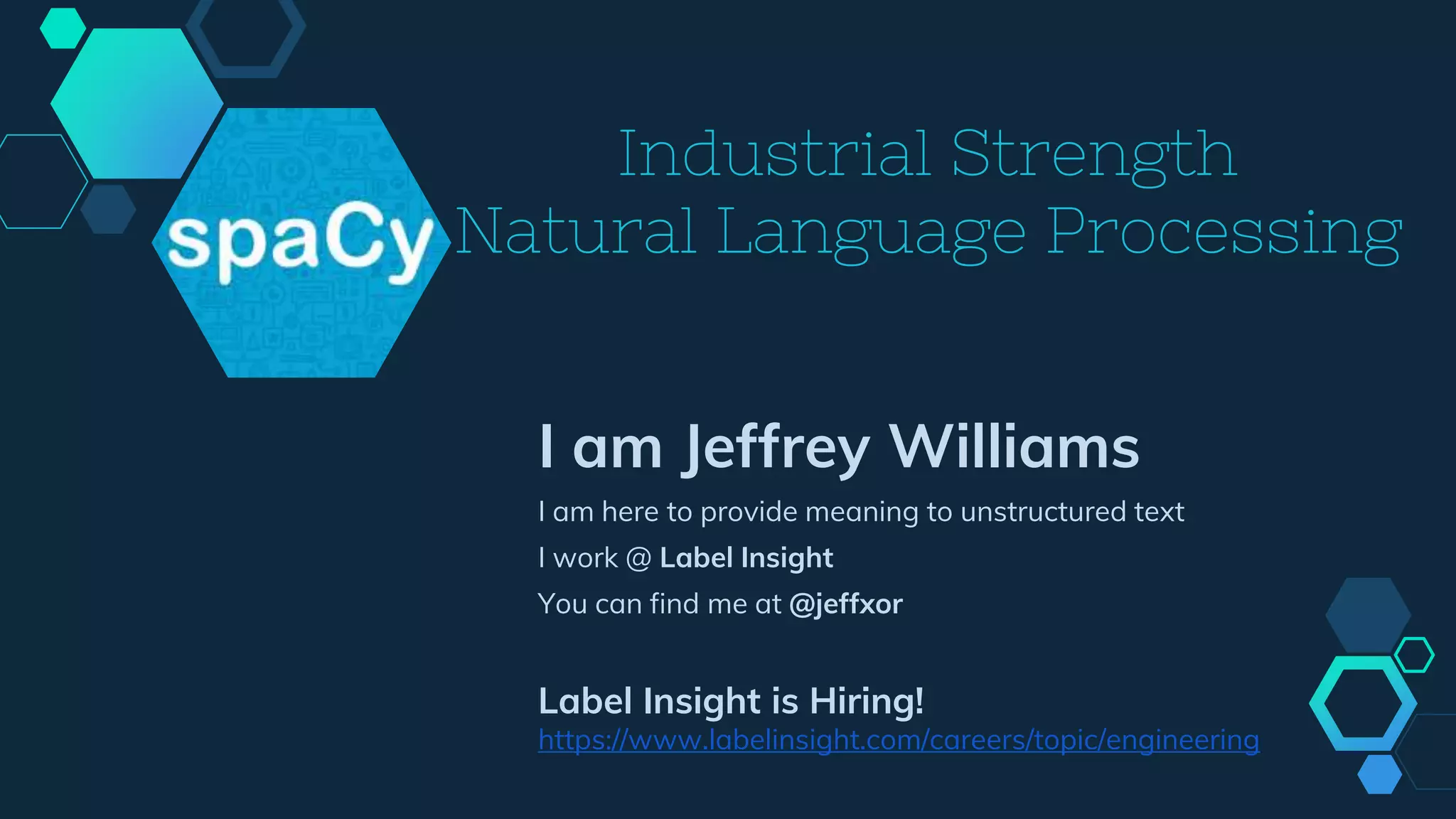Industrial strength - Natural Language Processing | PPT